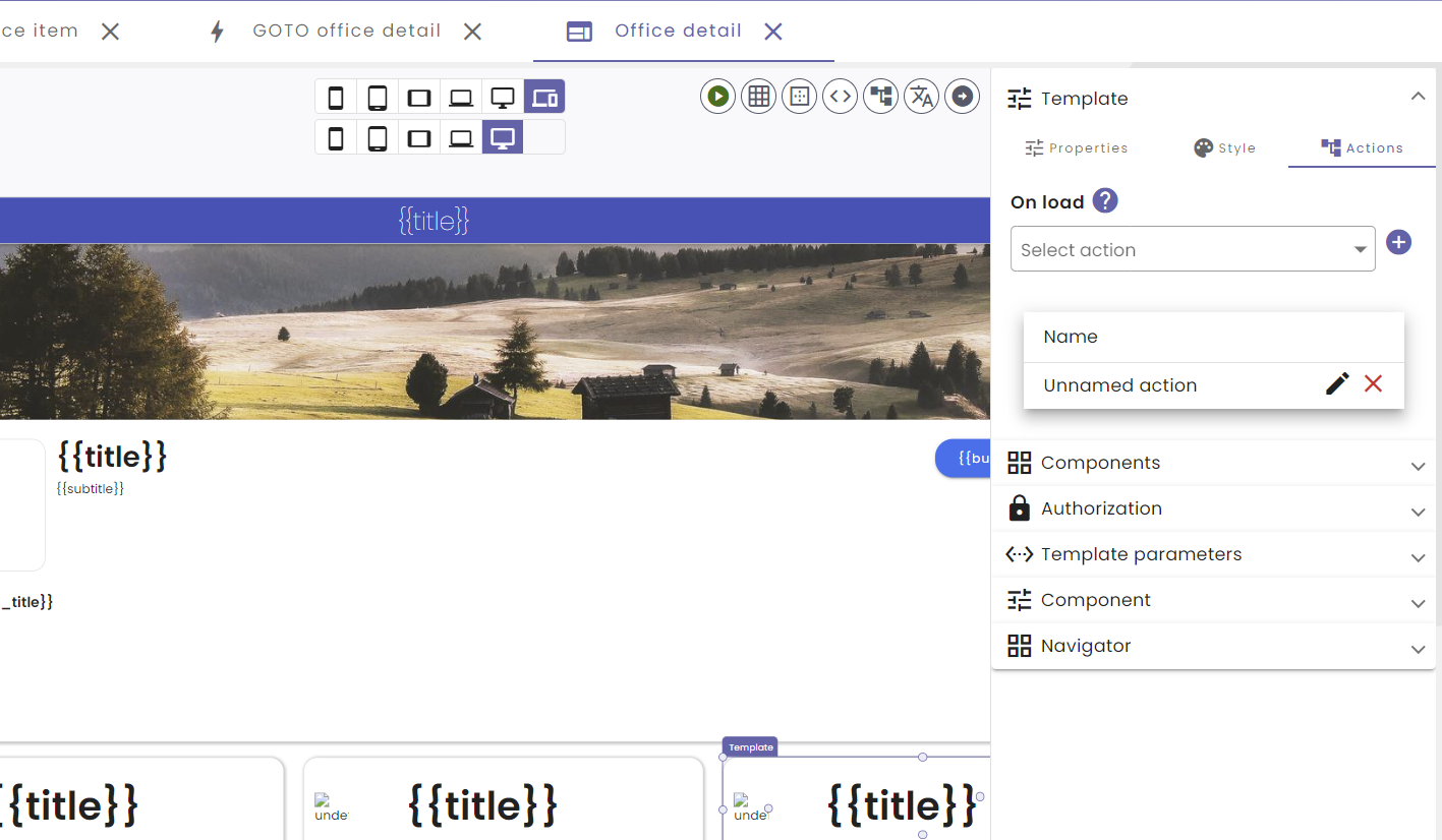 No code tutorial: Building a detail page.